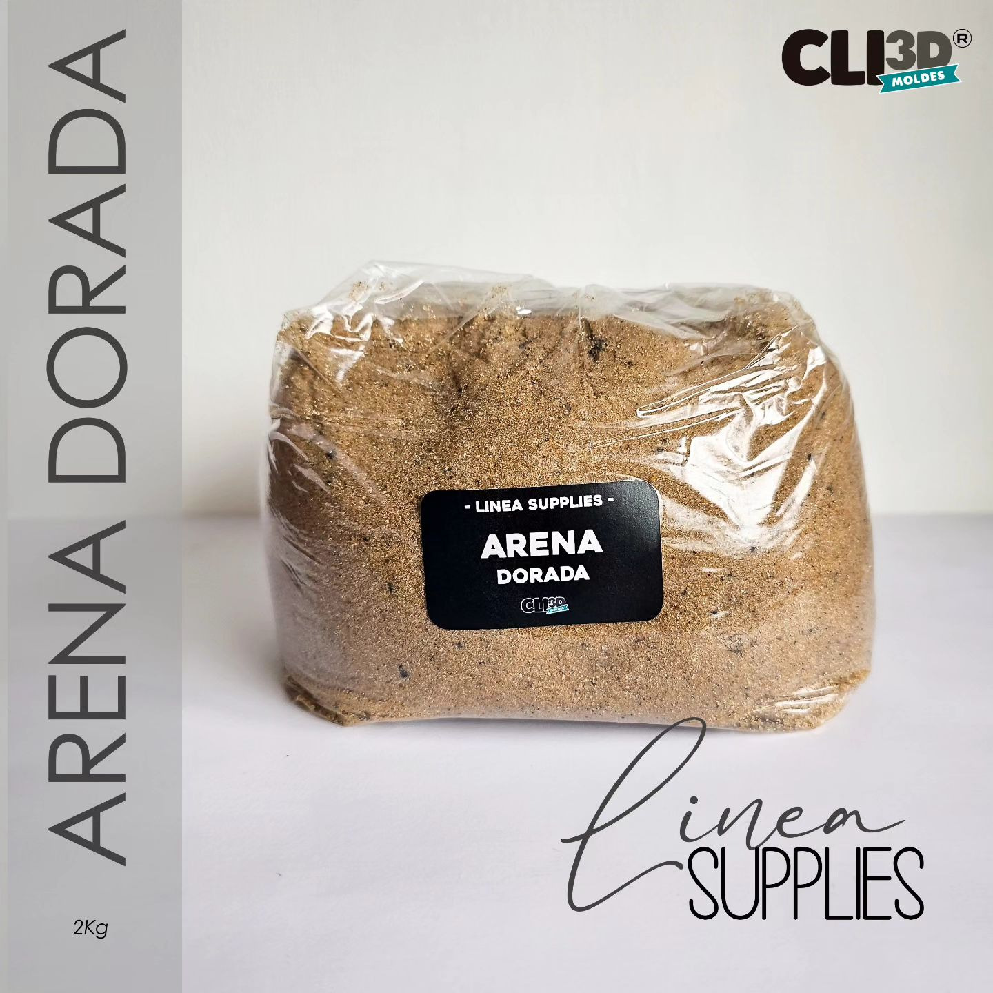 Arena Dorada 2kg | Cli3d
